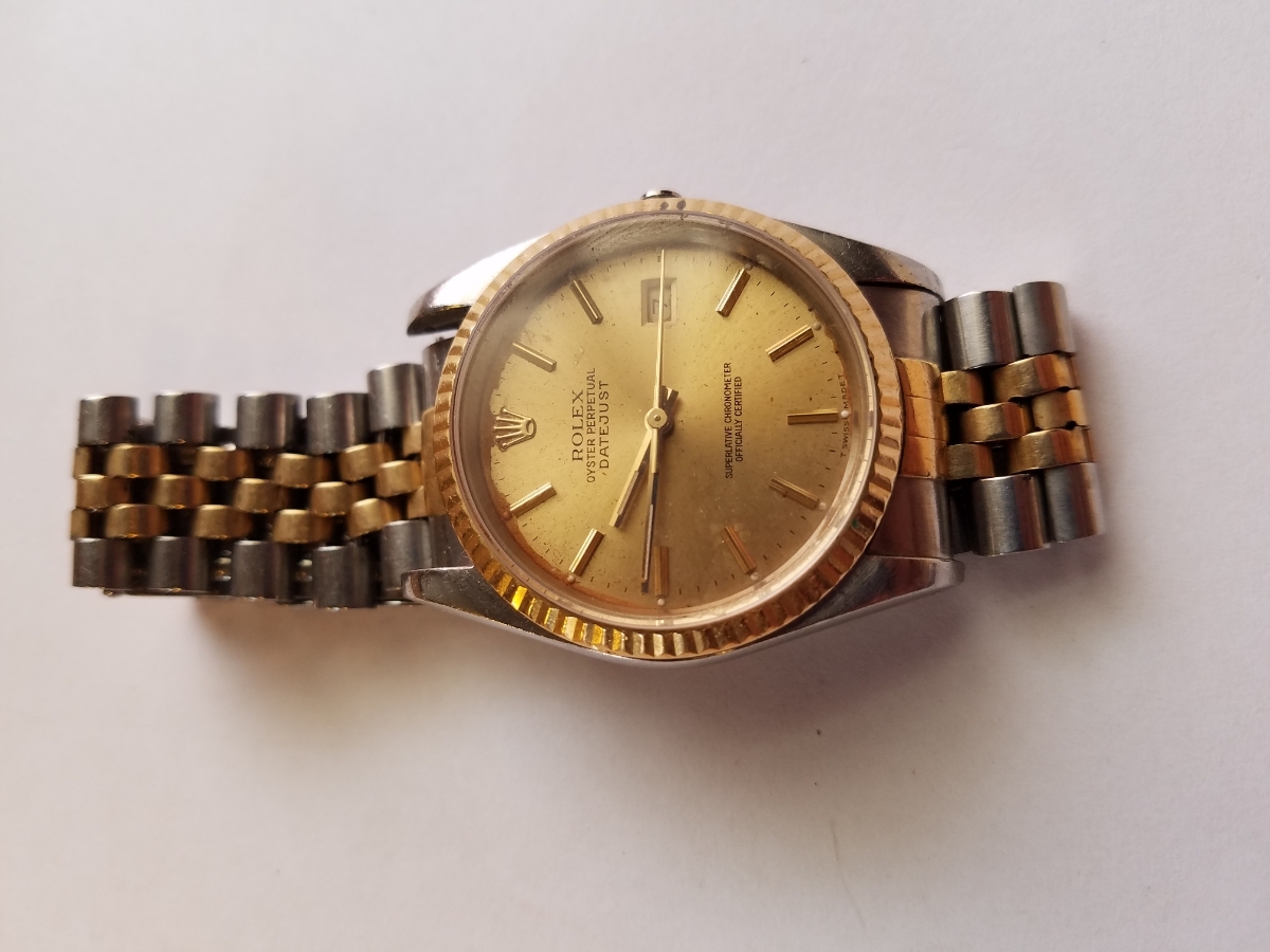 ジャンク品ROLEX OYSTER PERPETUAL DATEJUST REF.16233 ロレックス デイトジャスト(本体)｜売買されたオークション情報、yahooの商品情報をアーカイブ ...