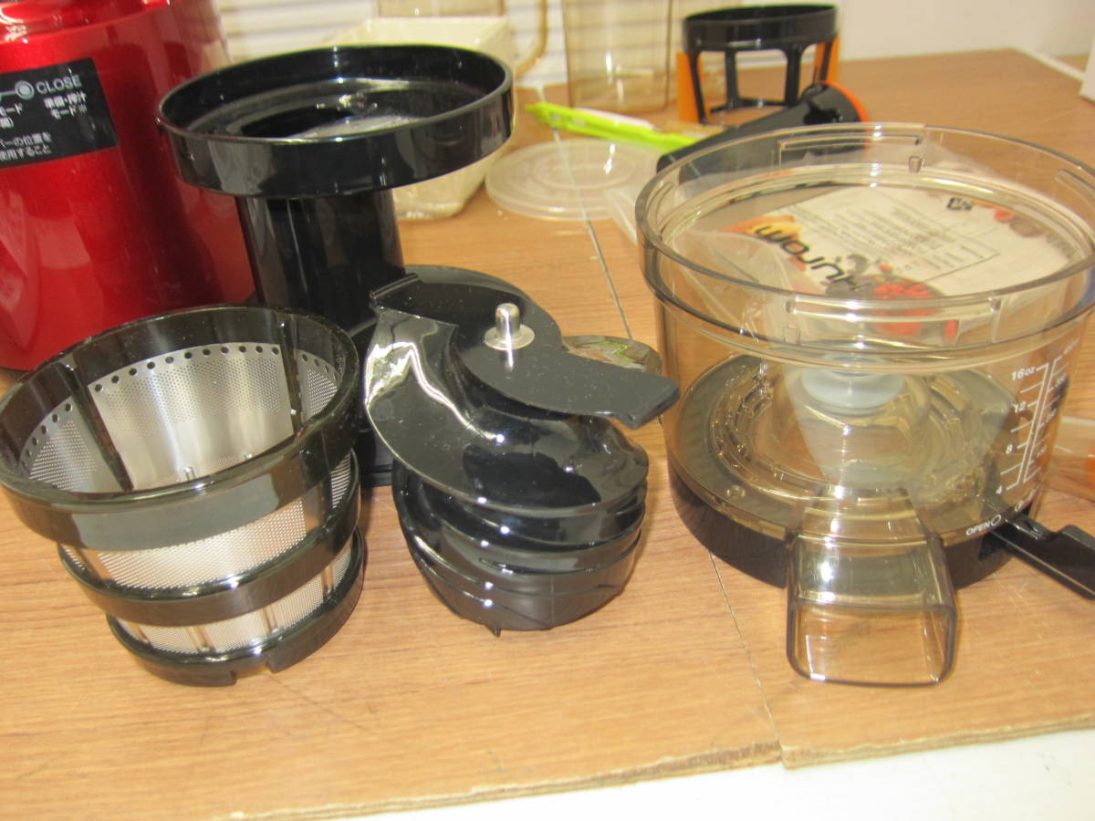 F2K伍 Hurom Slow Juicer H2H スロージューサー ヒューロム フェラーリレッド(ジューサー)｜売買されたオークション情報 ...