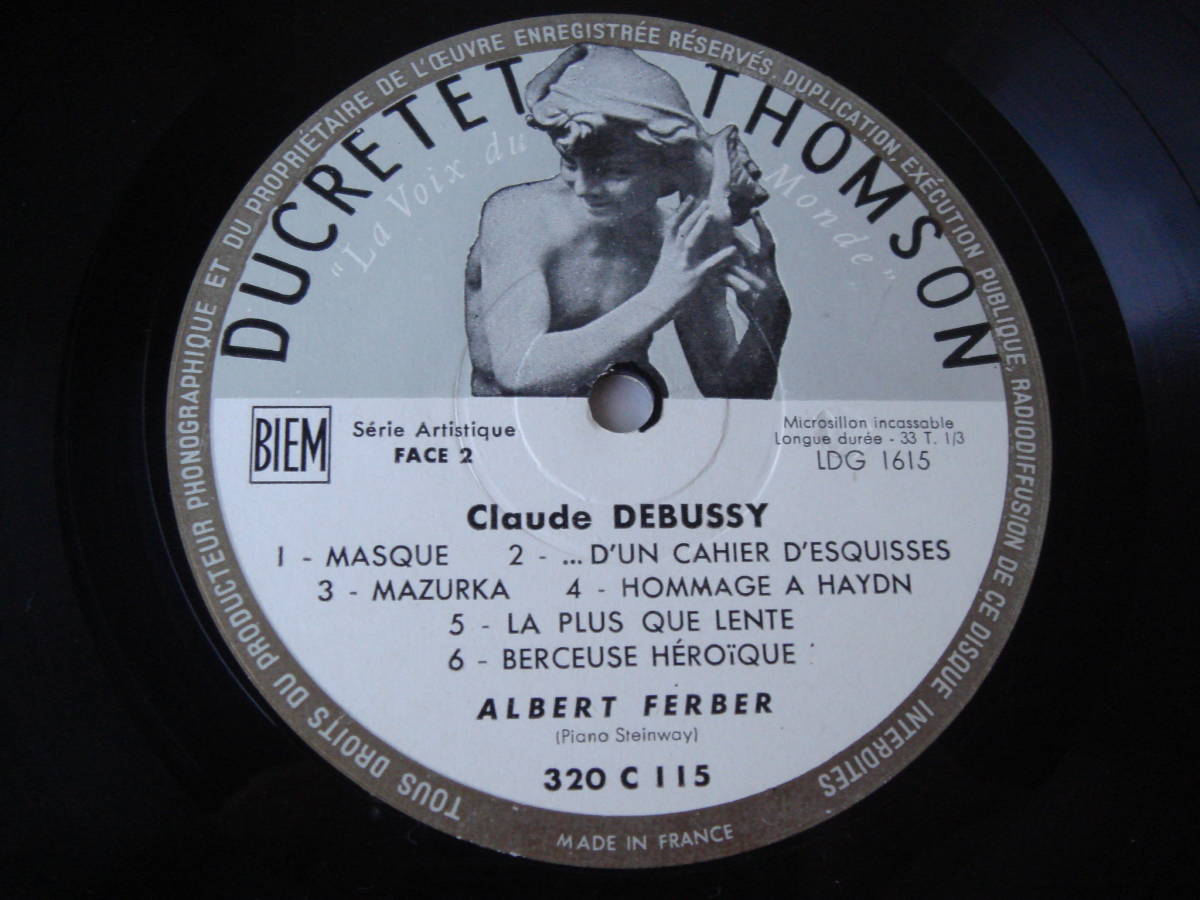 仏Ducrete Thomson フェルベール ドビュッシー：ピアノ小品集(器楽)｜売買されたオークション情報、yahooの商品情報を ...