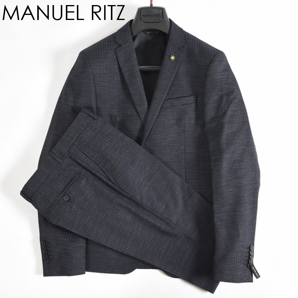 新着 MANUEL RITZ テーラード シングル スーツ ラニフィチョ 生地使用 スリーシーズン ネイビー 50 マニュエル リッツ 313968(スーツ)｜売買されたオークション情報 ...