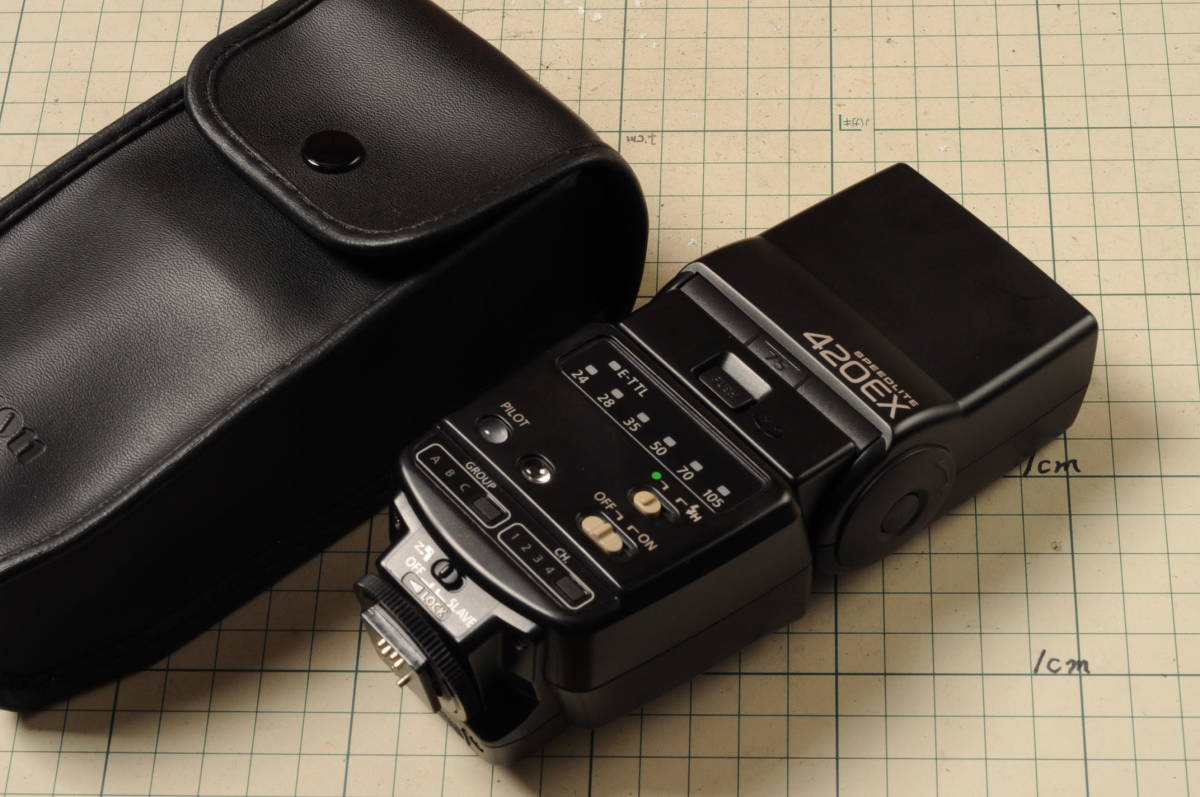 #T14 廃業写真館備品 Canon キャノン ストロボ 420EX デジタルカメラOK 発光(キヤノン用)｜売買されたオークション情報 ...