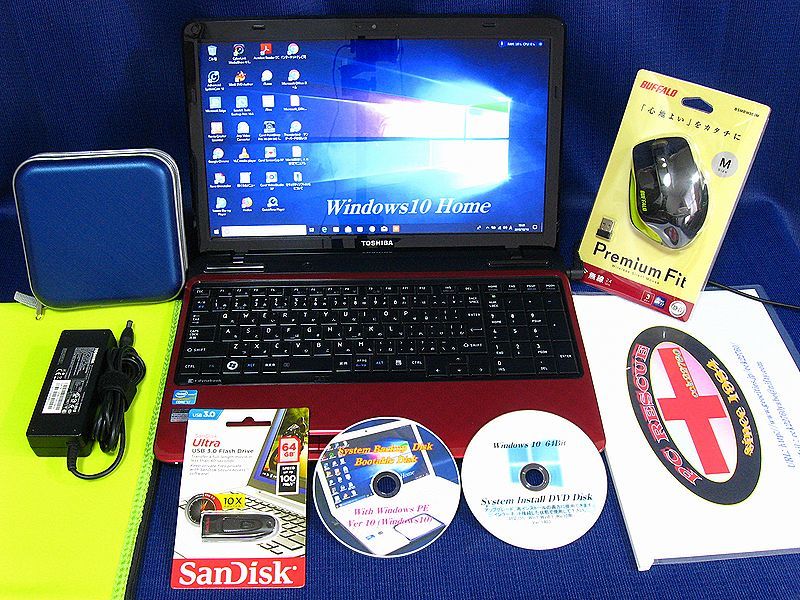 液晶超美 T451/34ER 最新Win10 i5-2450M 爆速 1年保証 SSD256GB/4GB/DVD-RW/WLAN/HDMI ...