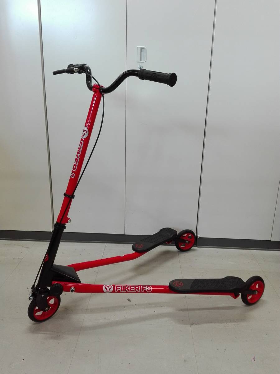 トイザらス限定 Y volution キックボード Yフリッカー レッドブラック Y Fliker F3(キックボード)｜売買された ...