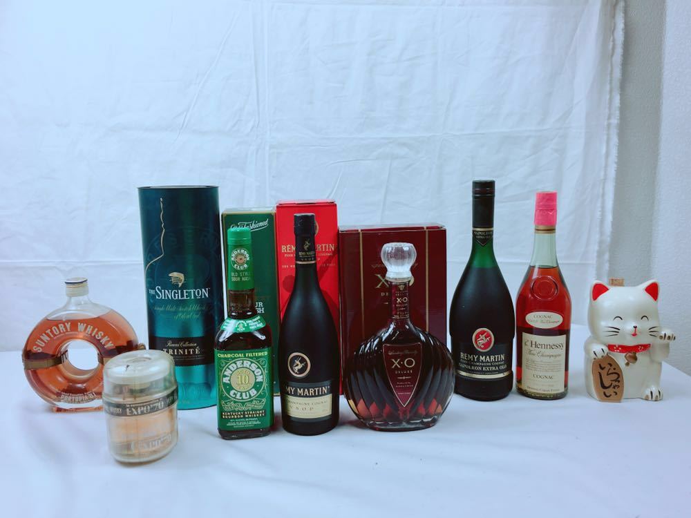 MV28 未開栓 古酒 ウイスキー ブランデー 10本セット 洋酒 REMY MARTIN FINE COGNAC VSOP Reserve ...