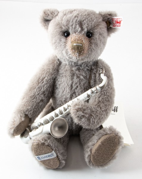 Steiff シュタイフ 677656 Saxophonist Lladro リヤドロ サックスプレイヤー テディベア オルゴール付 ぬいぐるみ クマさん 音楽隊(シュタイフ社)｜売買された ...