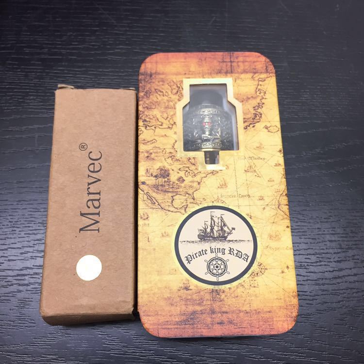 VAPE スカル 24mm アトマイザー チューブMODセット RISCLE Pirate King RDA MARVEC Skeleton ...
