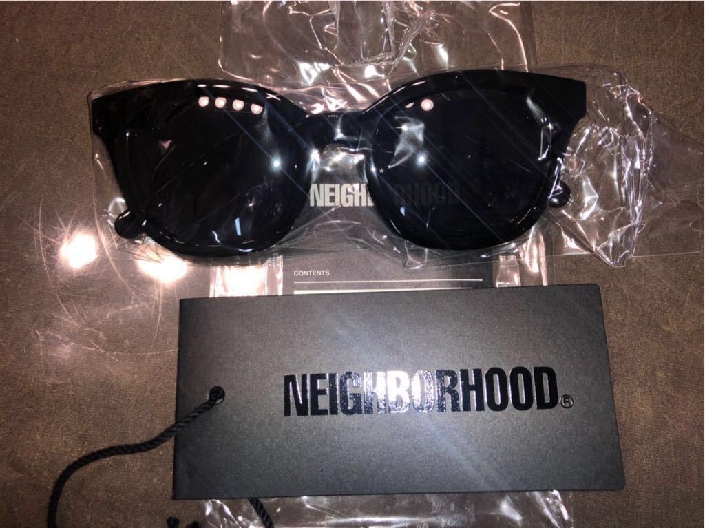 NEIGHBORHOOD 2019 SS WICKED BLACK SMOKE サングラス 黒 Souvenir SPOT スーベニア LOGO ロゴ ツバ切り TEE Tシャツ ...