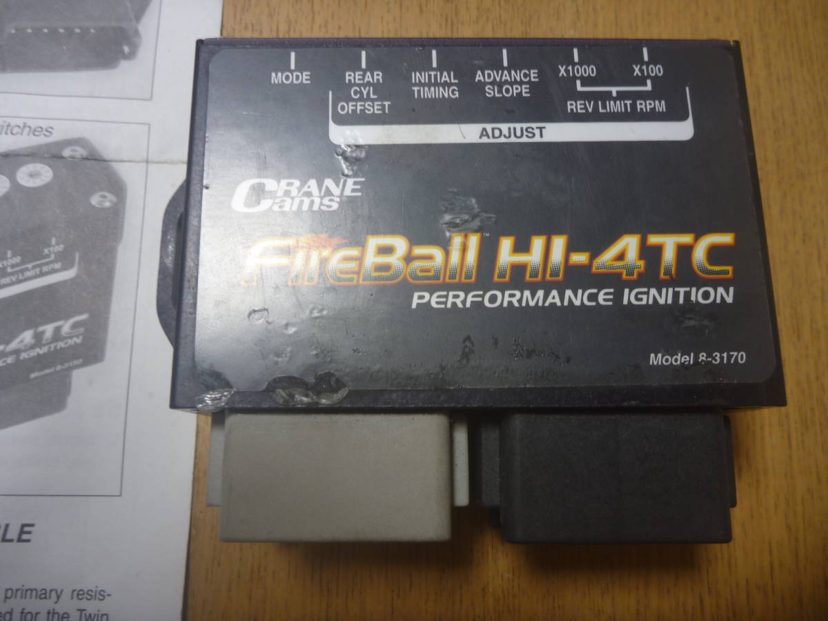 CRANE FIRE BALL HI-4TC ハーレーダビッドソン HARLEY-DAVIDSON 三拍子 ソフテイル ファイヤーボール 英文 ...