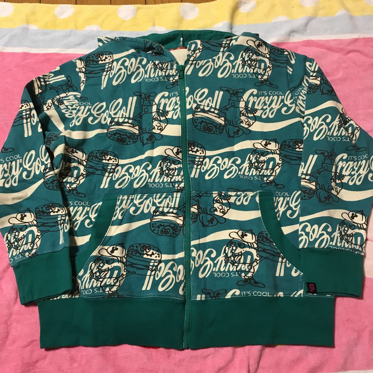 CRAZYGOGO クレイジーゴーゴー パーカー エメラルド M 160 165㎝(160（155cm～）以上)｜売買されたオークション情報、yahooの商品情報をアーカイブ公開 ...