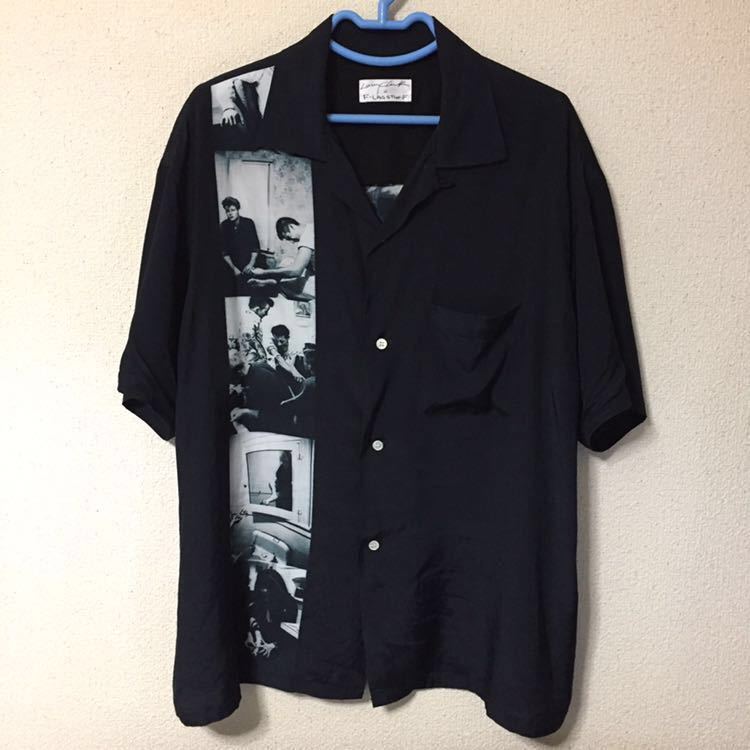 品 FLAGSTUFF 19AW FLAGSTUFF×Larry Clark オープンカラーシャツ フラグスタフ×ラリークラーク フラグスタッフ EXILE TAKAHIRO着(Mサイズ ...