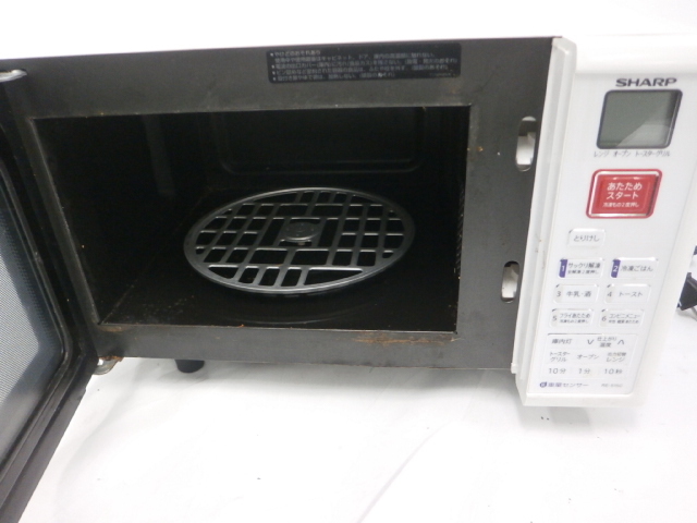 1スタ SHARP シャープ オーブン機能付き電子レンジ /Model：RE-S15C-W/横×縦×奥：約47㎝×約32㎝×約38㎝/R-P-68(オーブンレンジ)｜売買されたオークション情報 ...