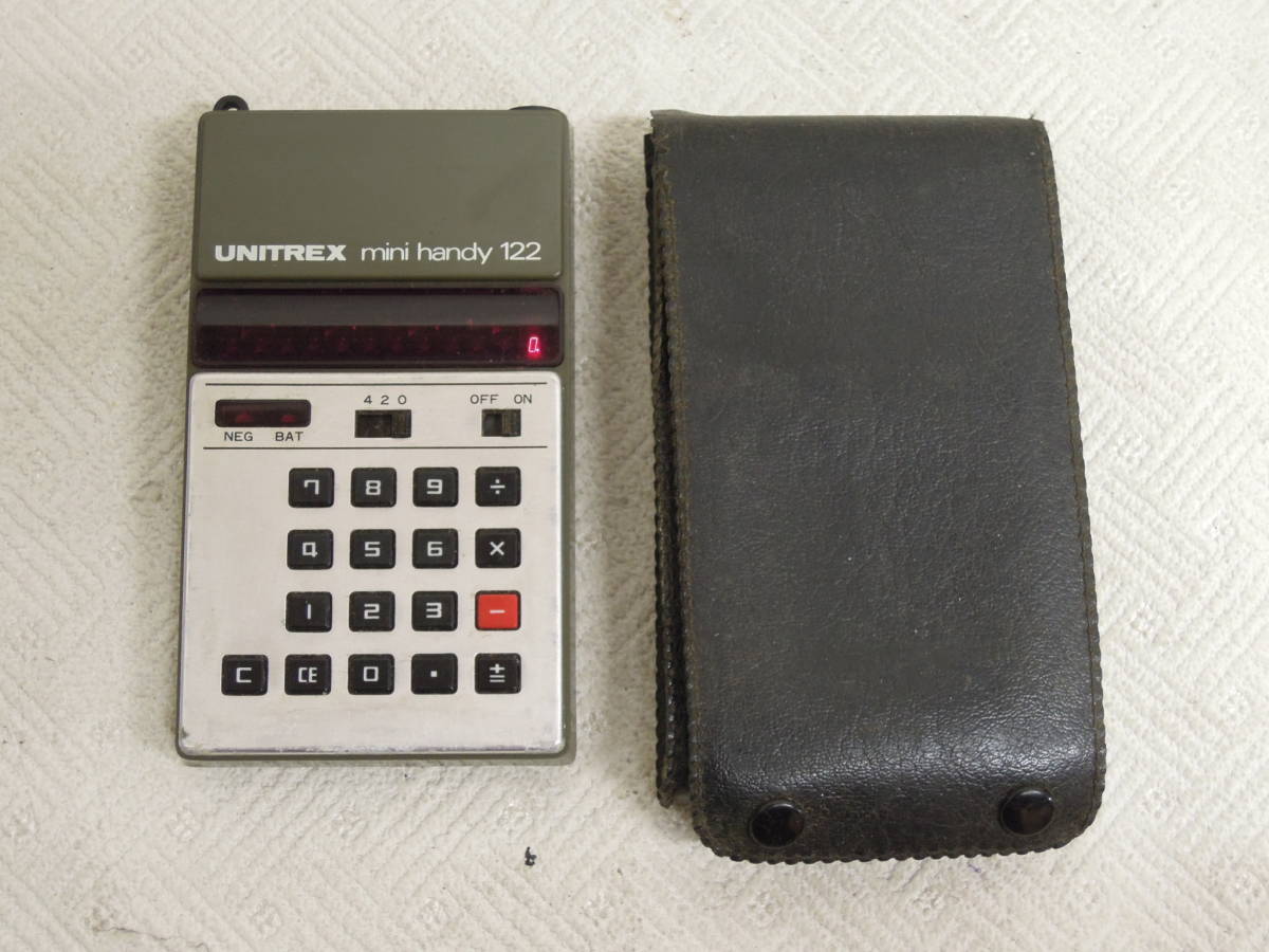 u147 電卓 UNITREX mini handy 122 栄光ビジネスマシン ユニトレックス 計算機 レトロ(その他)｜売買された ...