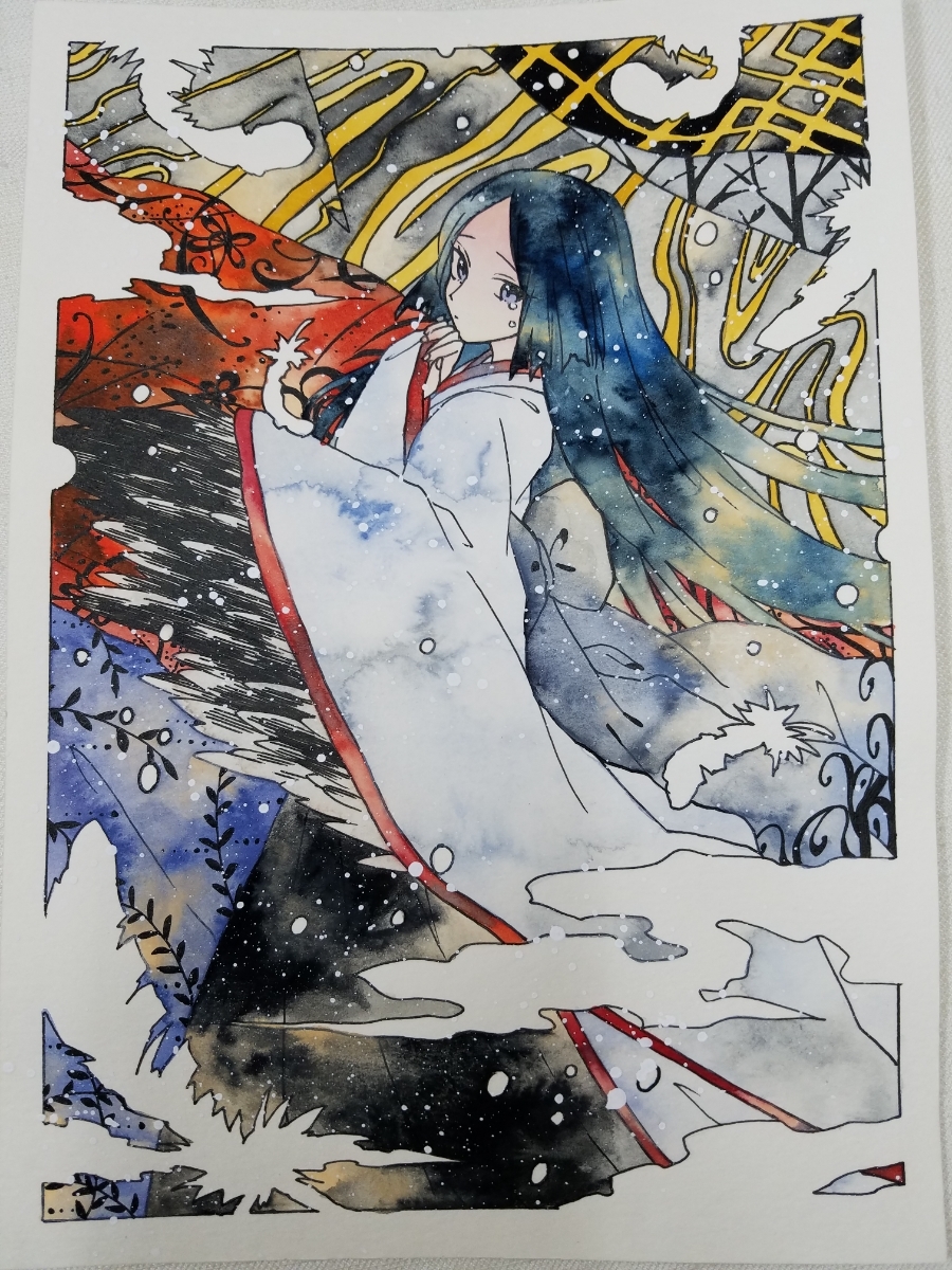 オリジナル 手描きイラスト 女の子 鶴の恩返し B5(手描きイラスト)｜売買されたオークション情報、yahooの商品情報をアーカイブ公開 - オークファン（aucfan.com）