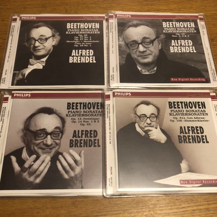 CD アルフレッド ブレンデル Alfred Brendel ベートーヴェン ピアノソナタ 4枚セット ドイツ盤 US盤 Philips 送料 ...