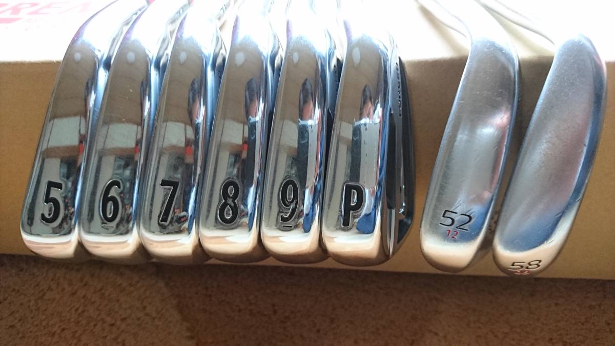 しました Titleist AP2-714 5I~Pw ＋Vokey SM5 52 58 8本セット 限定Red Modus 105 S ...