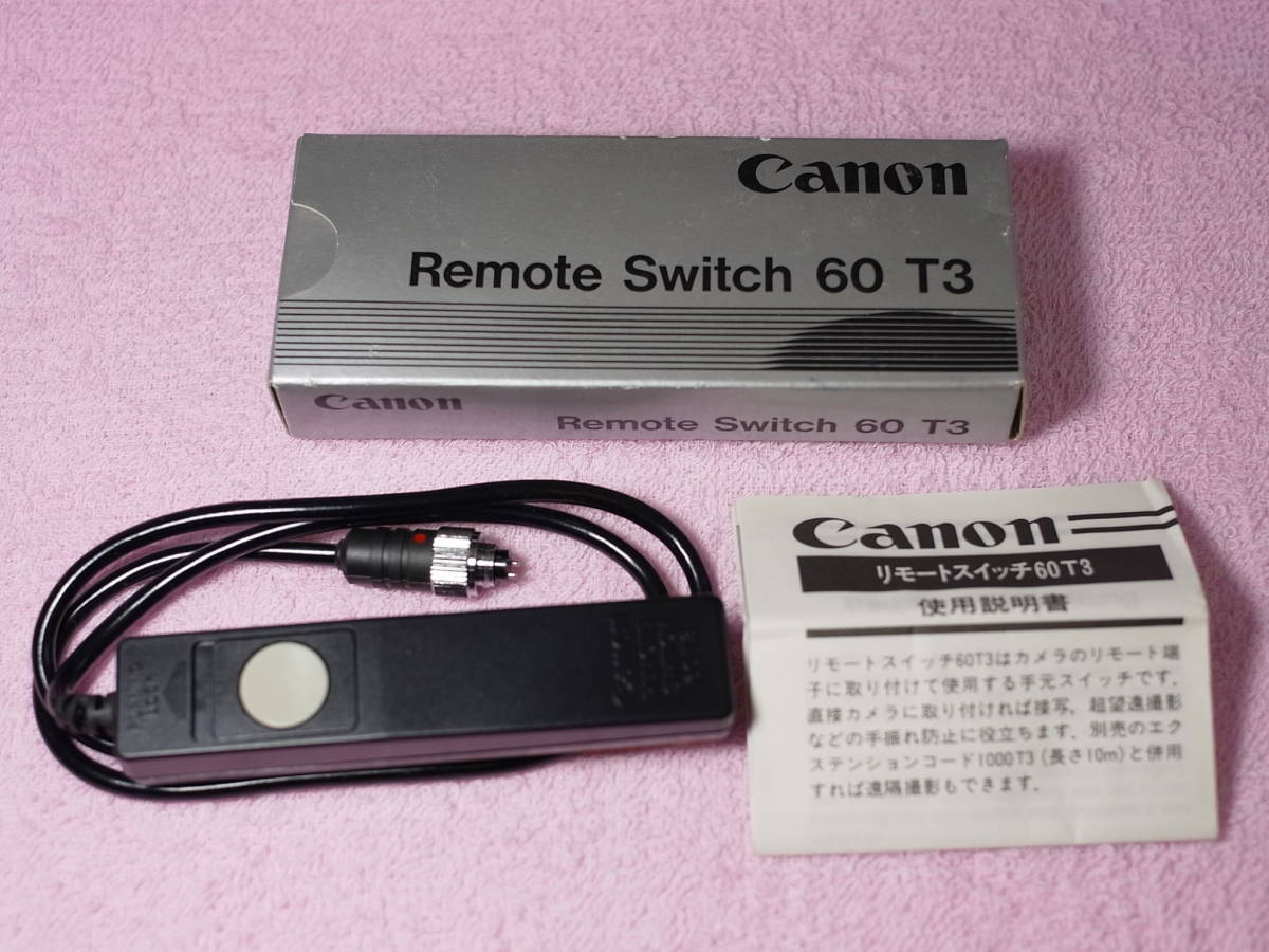 Canon Remote Switch 60 T3(レリーズ)｜売買されたオークション情報、yahooの商品情報をアーカイブ公開 ...