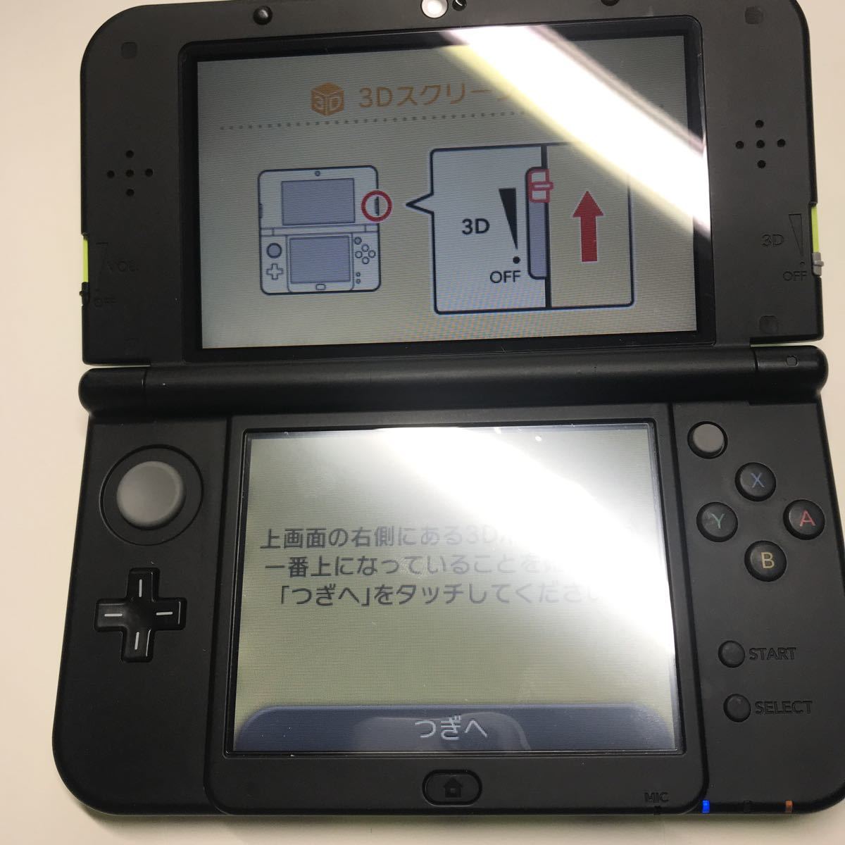 new 3ds ll ライム ブラック 4gb microsd付き 動作ok(ニンテンドー3DS LL本体)｜売買されたオークション情報、yahooの商品情報をアーカイブ公開 - オークファン ...