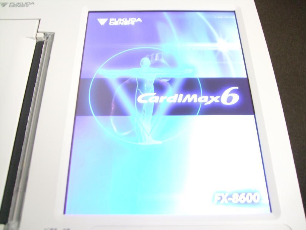FUKUDA/フクダ電子 2018年製 解析付心電計 Cardimax6/カーディマックス6 FX-8600+心電計用トロリー 架台 OTE ...