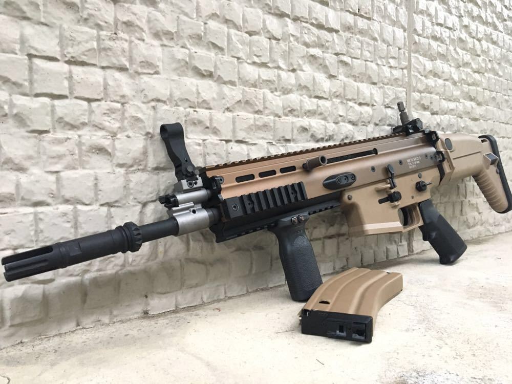 WE 品 FN SCAR-L MK16 mod.0 GBB オープンボルト 強烈 ガスブローバック 刻印あり 作動OK セミフルOK(ガスガン ...