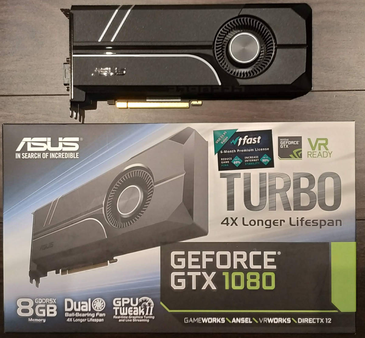 ASUS TURBO-GTX1080-8G GeForce GTX 1080 GDDR5X 8G(PCI Express)｜売買された ...