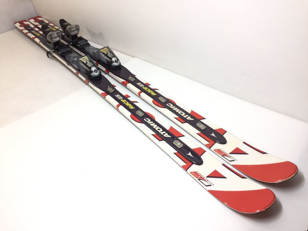 #1131 送料サイズ120/ATOMIC アトミック D2 RACE GS 183cm + ATOMIC アトミック RACE 10-18 ...