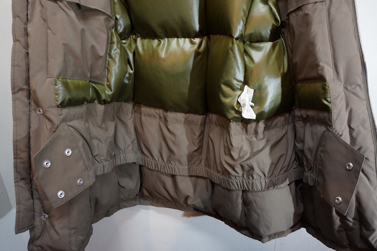 13AW nonnativeノンネイティブ NN-JU2406 EXPLORER HOODED DOWN JACKET - P/N TWILL ラビットファー N-3B ダウン ジャケット ...