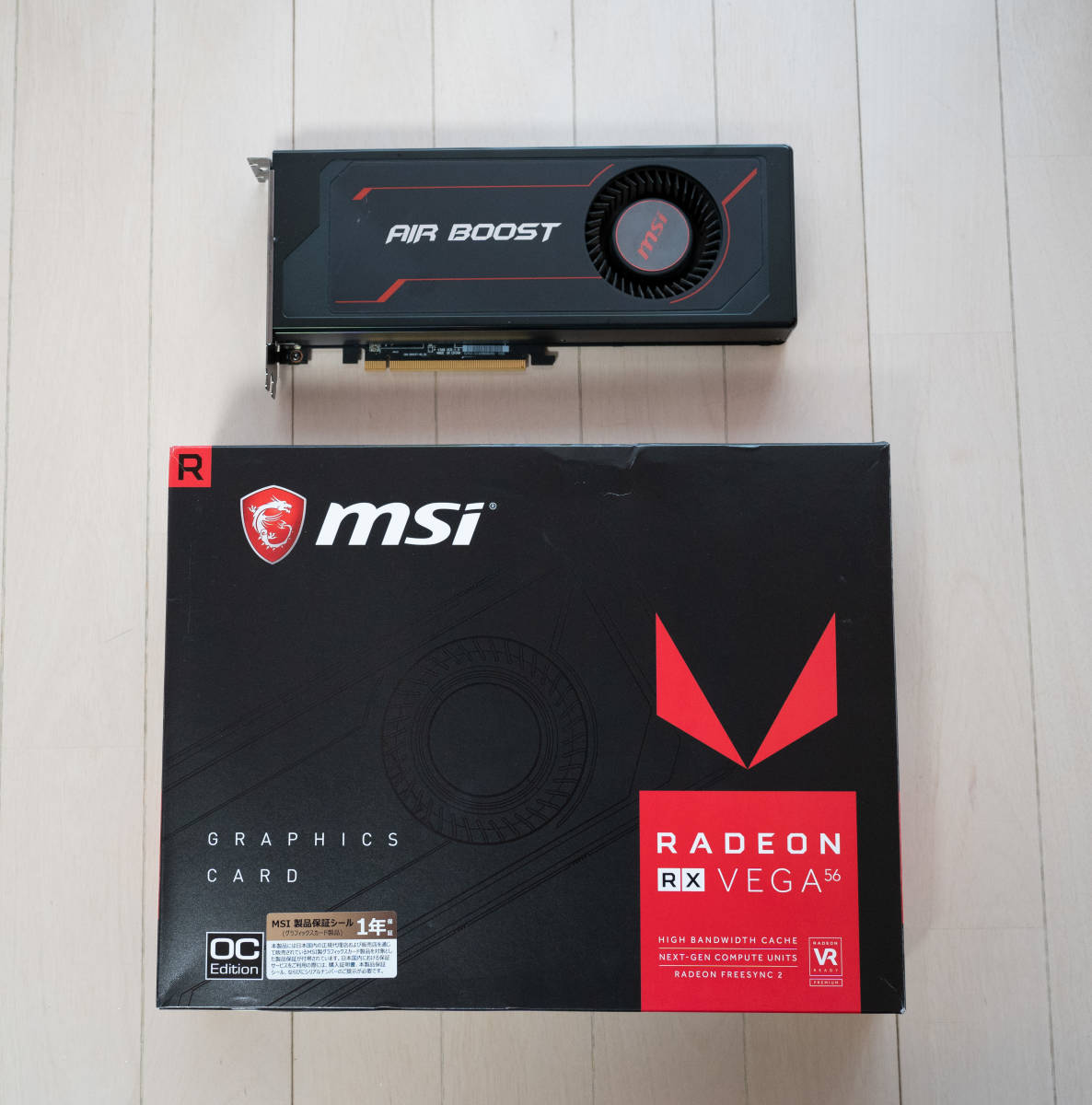 MSI Radeon RX Vega 56 Air Boost 8G OC ジャンク(PCI Express)｜売買されたオークション情報 ...
