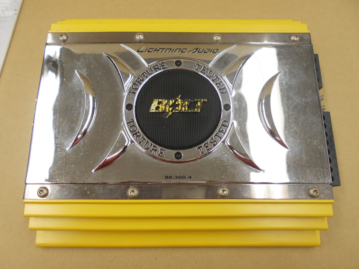 LIGHTNING AUDIO BOLT B2.300.4 4チャンネルパワーアンプ ライトニングオーディオ ボルト 4ch 取説付き 作動確認済み(アンプ)｜売買されたオークション情報 ...