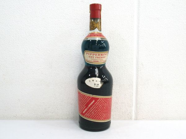 古酒 PIPPERMINT GET FRERES ペパーミント ジェット クレーム ド メンテ リキュール フランス 1000ml 27% 未 ...