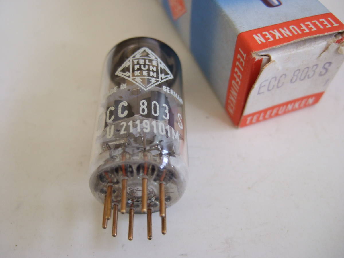 TELEFUNKEN ECC803S 1本 元箱付(真空管)｜売買されたオークション情報、yahooの商品情報をアーカイブ公開 ...