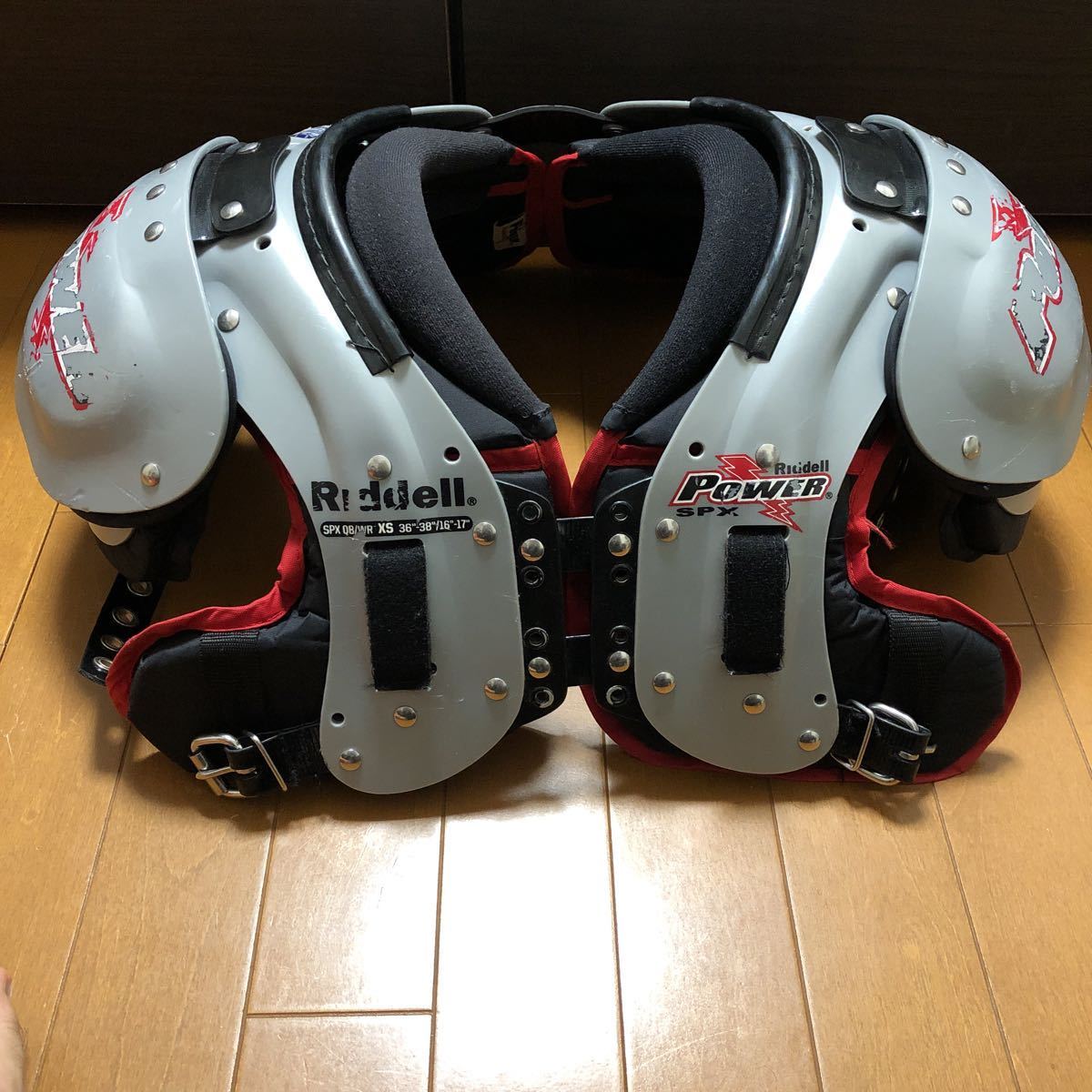 アメフト ショルダーパッド Riddell SPX QB/WR XS 16-17 POWER(アメリカンフットボール)｜売買されたオークション ...