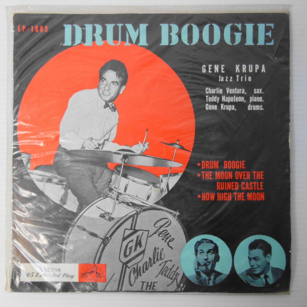 EP ジーン クルーパ GENE KRUPA JAZZ TRIO / DRUM BOOGIE ビクター EP-1003(ジャズ一般)｜売買され ...
