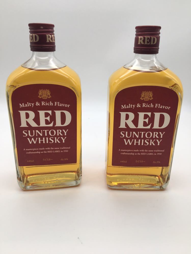 1円 古酒 2本セット サントリー ウイスキー レッド 640ml 39% ブレンデッド ウイスキー SUNTORY(日本)｜売買されたオークション情報、yahooの商品情報をアーカイブ公開 ...