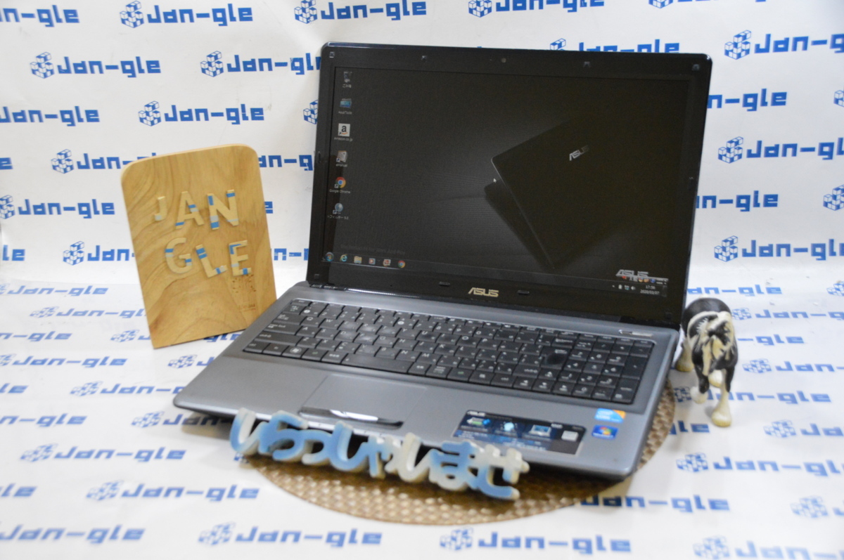 ASUS K52F-SX480S ノートPC CPU:Core i5 M480 2.67GHz /メモリ:4GB/HDD:640GB 激安1円 ...