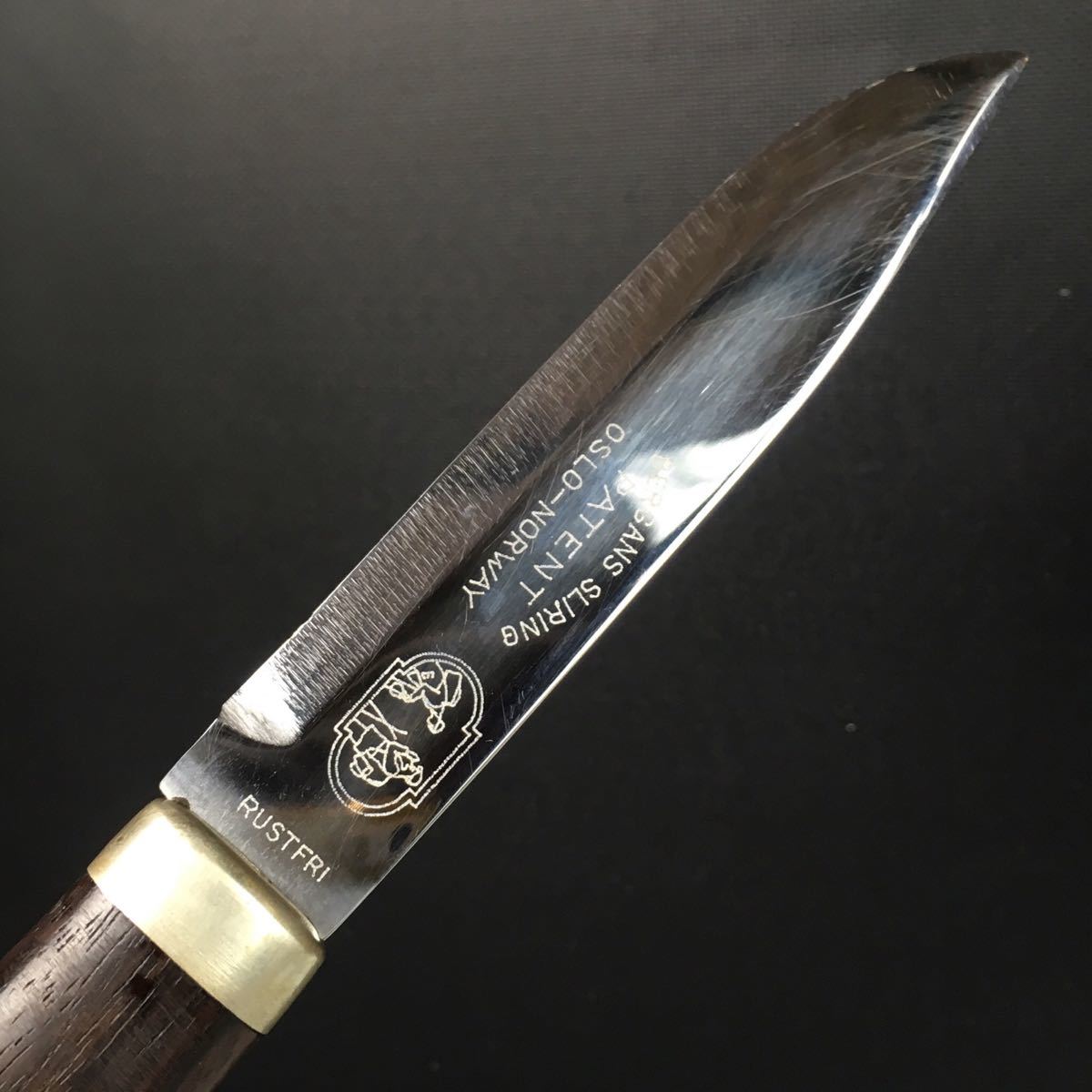 現状渡し BERGANS SLIRING RUSTFRI ノルウェー製 シースナイフ ハンティング キャンプ アウトドア 兵庫県姫路市発22 ...