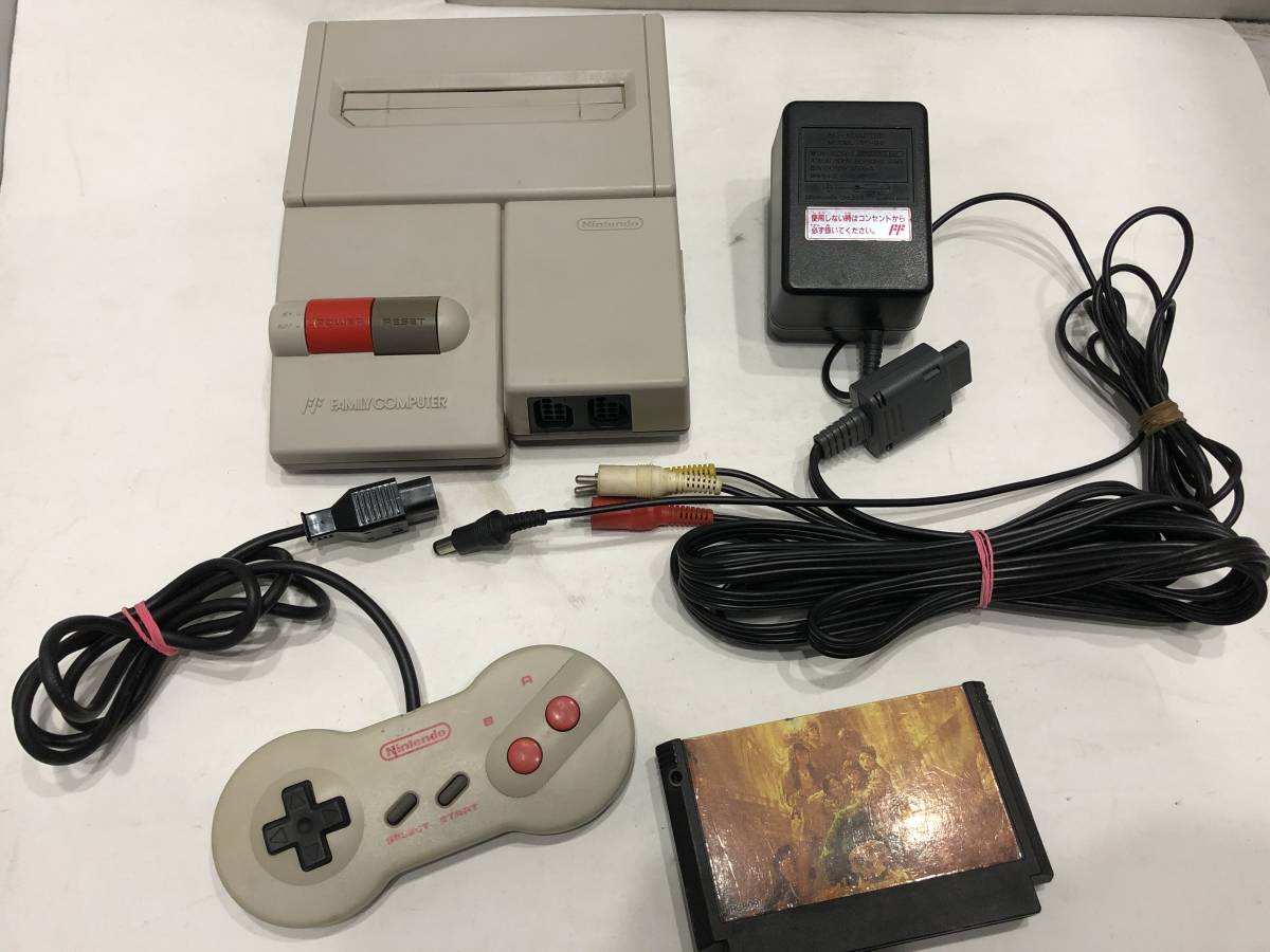 Nintendo NEW FAMICOM Console System NEWファミコン 作動確認済み ニューファミコン 本体 コントローラー ...