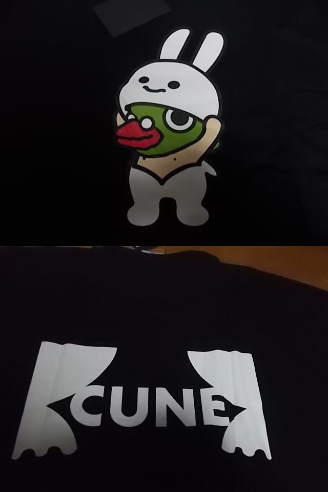 cune キューン うさぎ 着ぐるみ Tシャツ XL 黒 鳩山オズボーン(イラスト、キャラクター)｜売買されたオークション情報、yahooの商品情報をアーカイブ公開 - オークファン ...