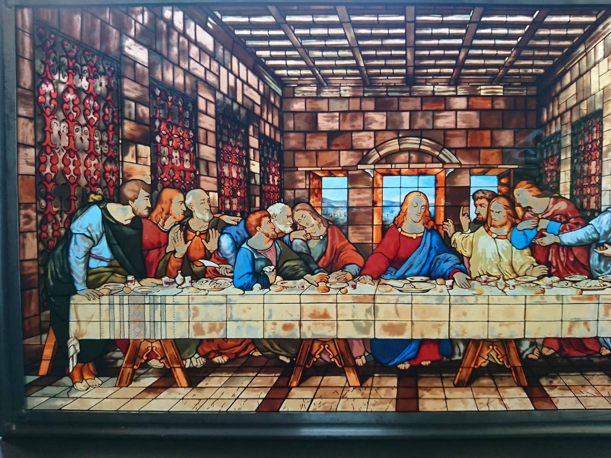 AIKU-YA ダヴィンチ ステンドグラス The Last Supper 最後の晩餐 グラスマスターズ社 ダ ヴィンチ ダビンチ ダ ビンチd(工芸ガラス)｜売買されたオークション情報 ...
