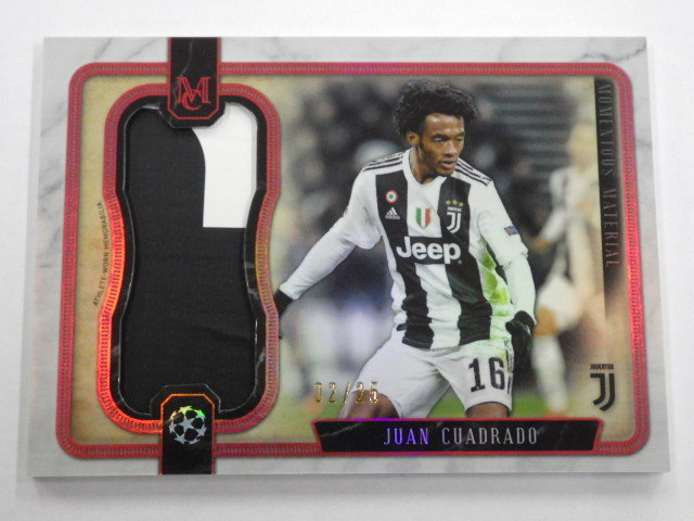 Juan Cuadrado Topps 2018-19 UEFA CL Musium Collection Patch Jersey パッチ ...