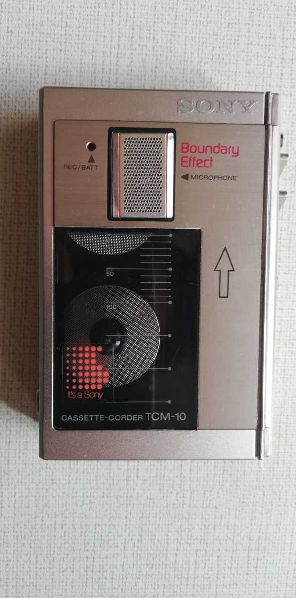 SONY／ソニー カセットコーダー TCM-10 ジャンク 本体のみ(録音、再生)｜売買されたオークション情報、yahooの商品情報を ...