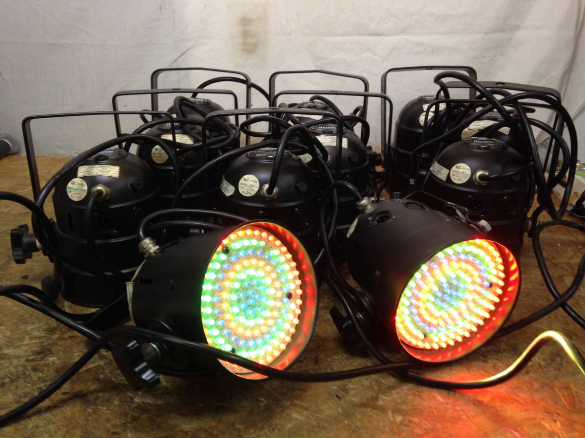 f200618-008Z PlayTech LEDPAR38 11個セット まとめ売 舞台 スタジオ 照明 スポットライト パーライト型 LED ウォッシャー 業務用(その他)｜売買された ...