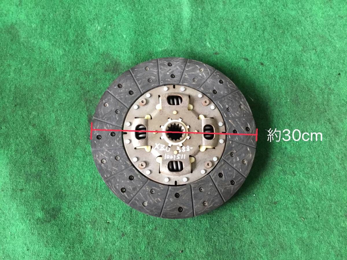 H.23年 日野デュトロ クラッチディスク 走行約10万㎞ ヤフオク X 2071 即日発送可 XZU388 31250-37170(トラック ...