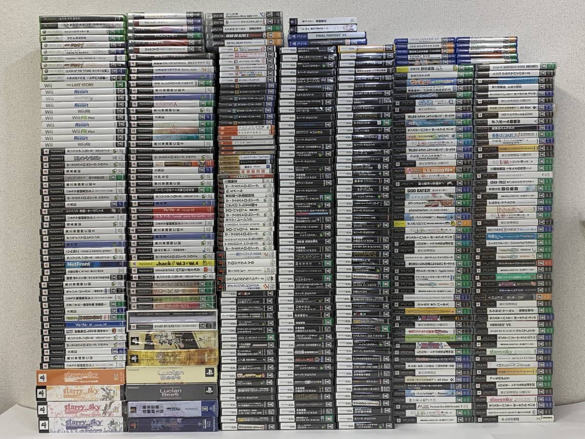 W588 ゲームソフト 超大量 400本 まとめ売り 3DS/DS/Wii/GC/XBOX/XBOX360/PS/PS2/PS3/PS4/PSP/PSVITA/SS/DC(ニンテンドー3DS ...