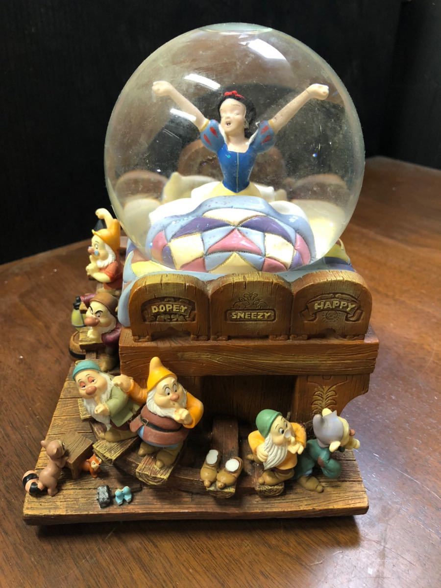 A728-2 ディズニー 白雪姫 七人の小人 スノードーム スノーグローブ オルゴール付き(その他)｜売買されたオークション情報、yahooの商品情報をアーカイブ公開 - オークファン ...
