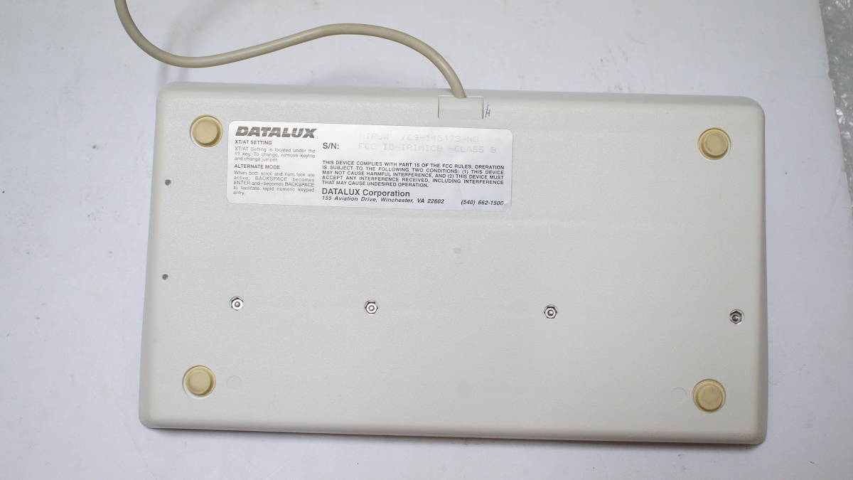省スペースフルキーボード XT/AT用キーボード DATALUX 動作動画収録(USBキーボード)｜売買されたオークション情報、yahooの ...