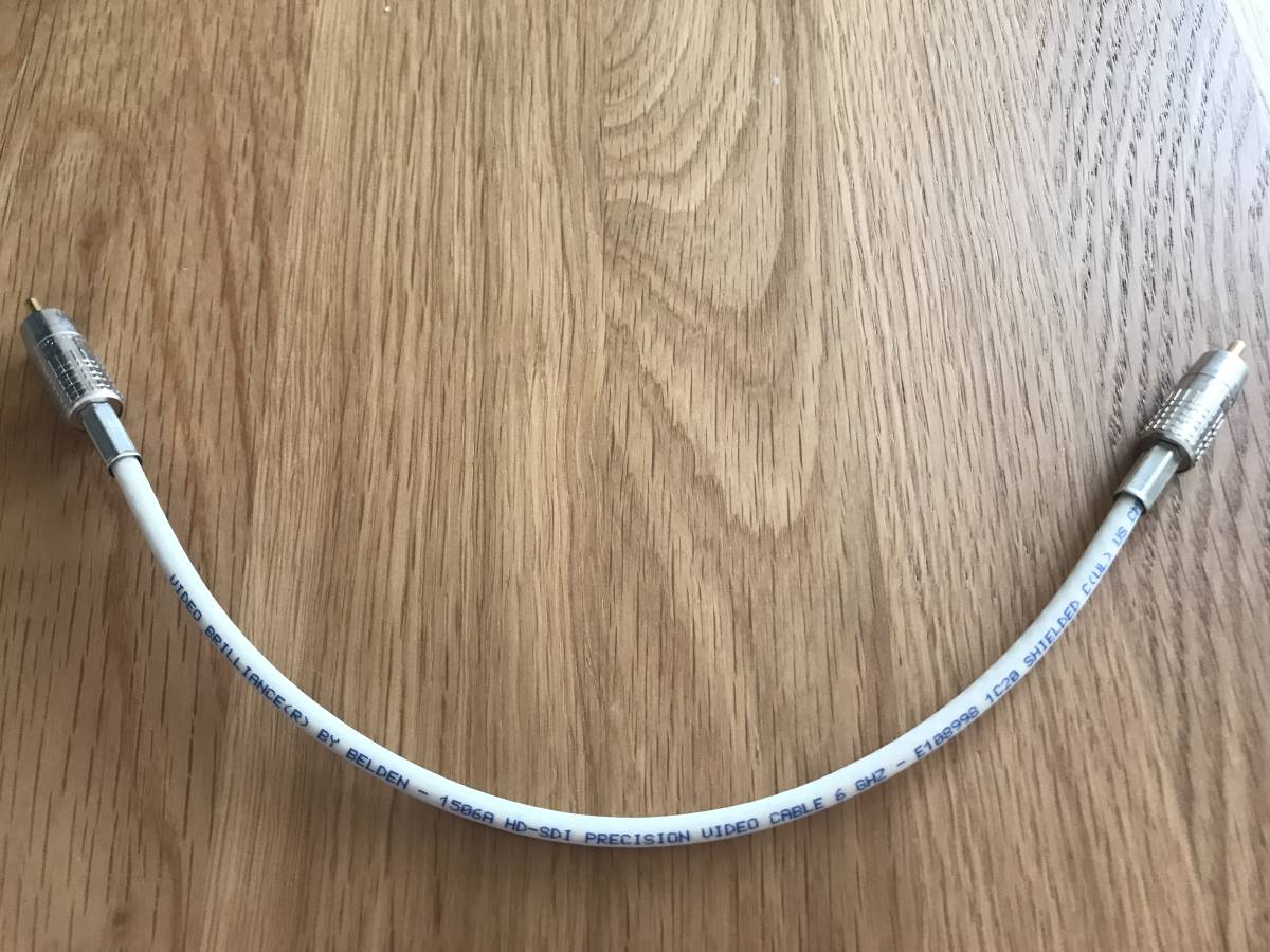 BELDEN 1506A カナレ 圧着 RCA 同軸 ケーブル 30cm ベルデン プロケーブル(デジタルケーブル)｜売買されたオークション ...