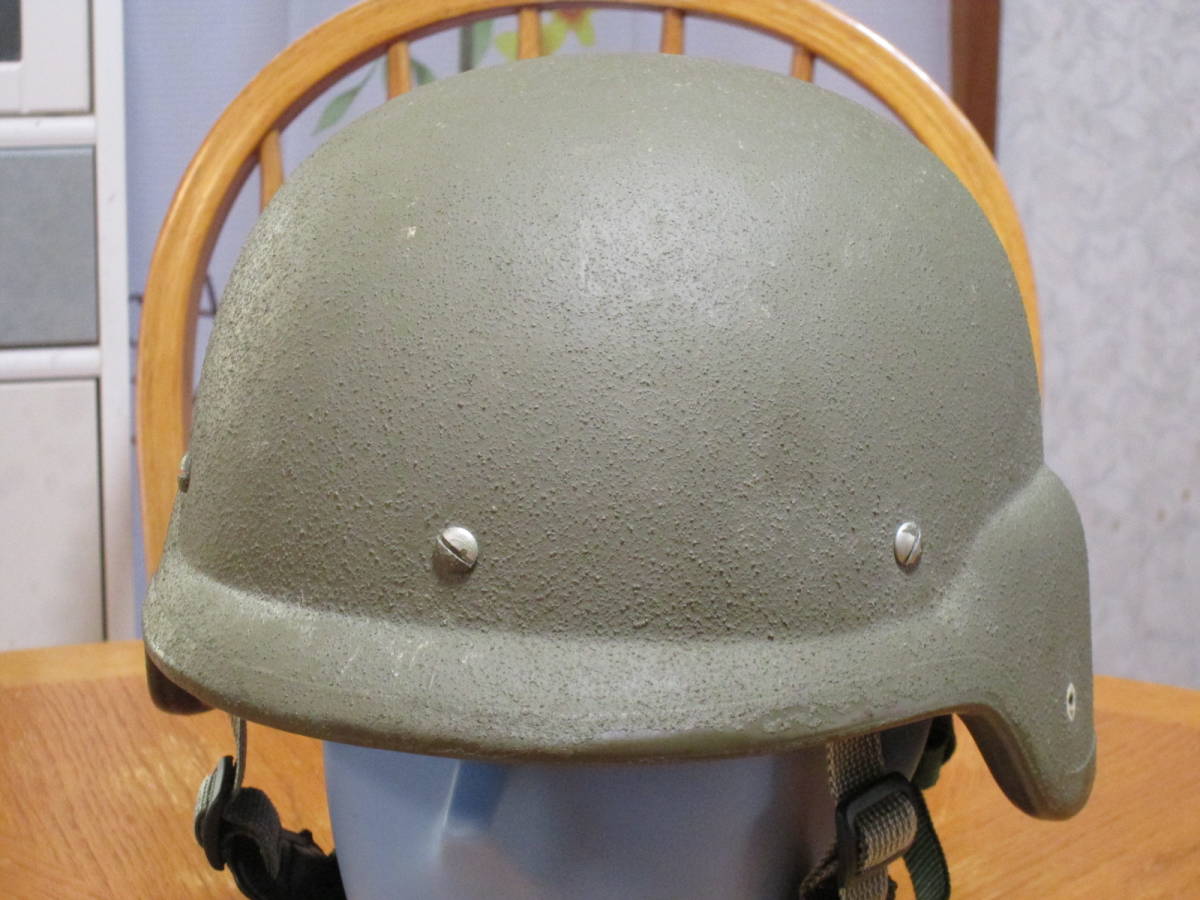 米軍放出品 良品 USMC GENTEX PASGT ヘルメット LWH クラウン チンストラップ(ヘルメット)｜売買されたオークション情報 ...