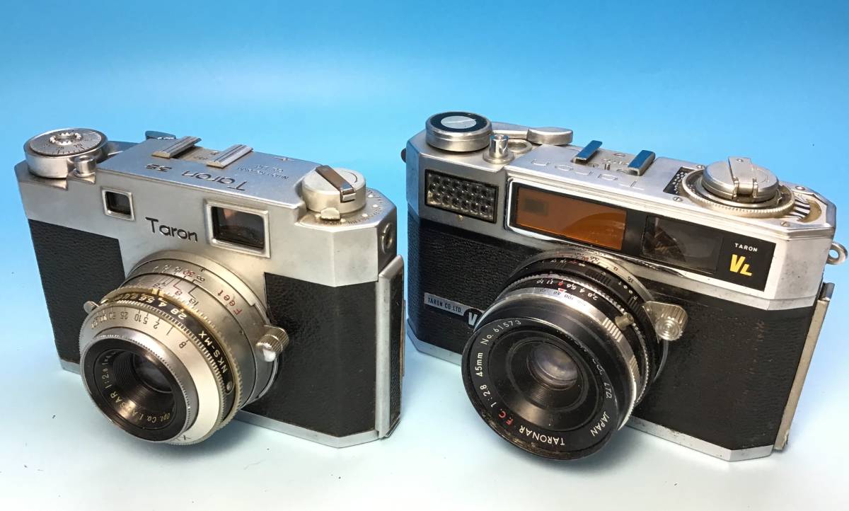 4532 7台セット フィルム カメラ Taron 35 VL VR 4.5cm 45mm 2.8 2 8/TOPCON WINK E S ...