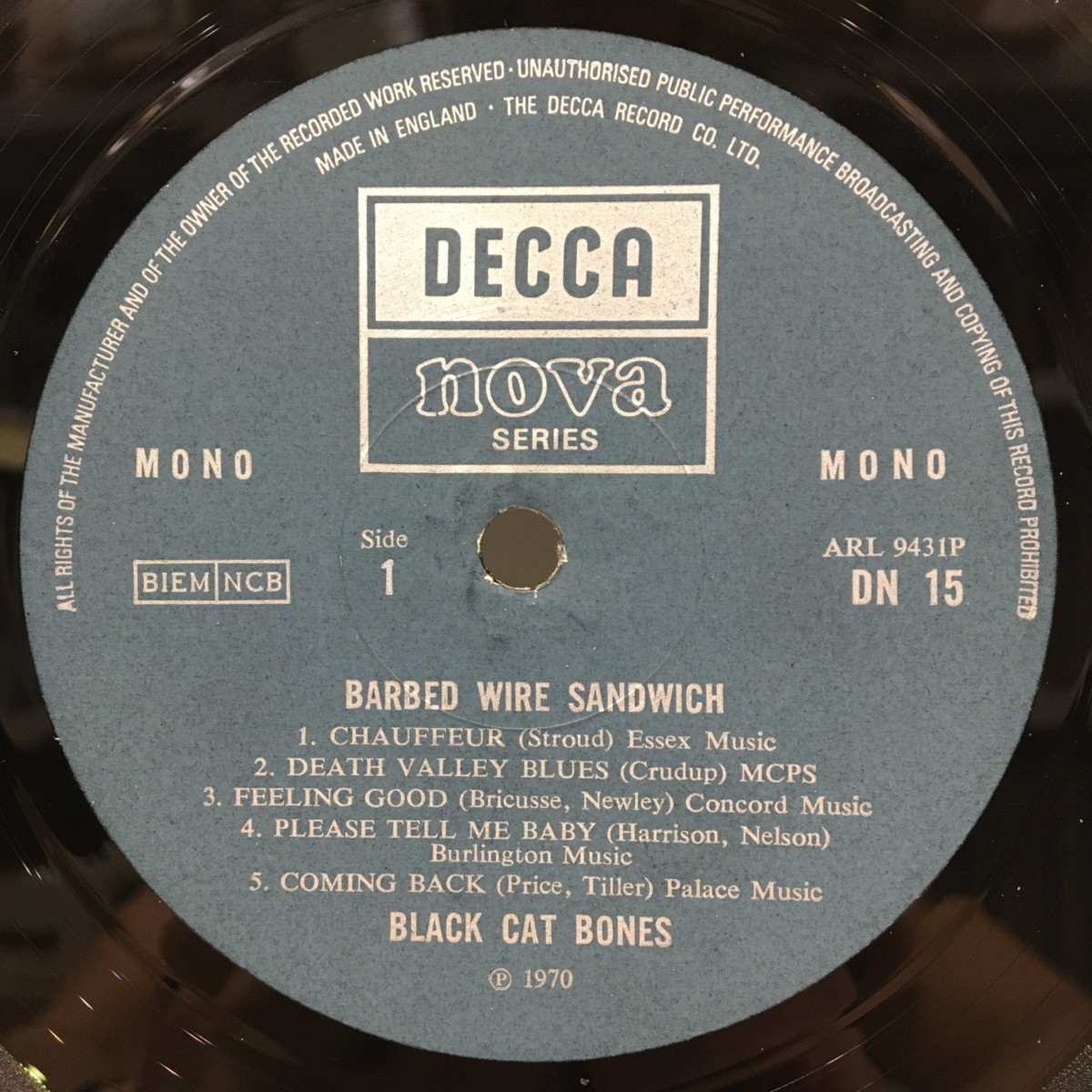 新宿ALTA BLACK CAT BONES / BARBED WIRE SANDWICH / UK MONO ORIGINAL DN15 ...