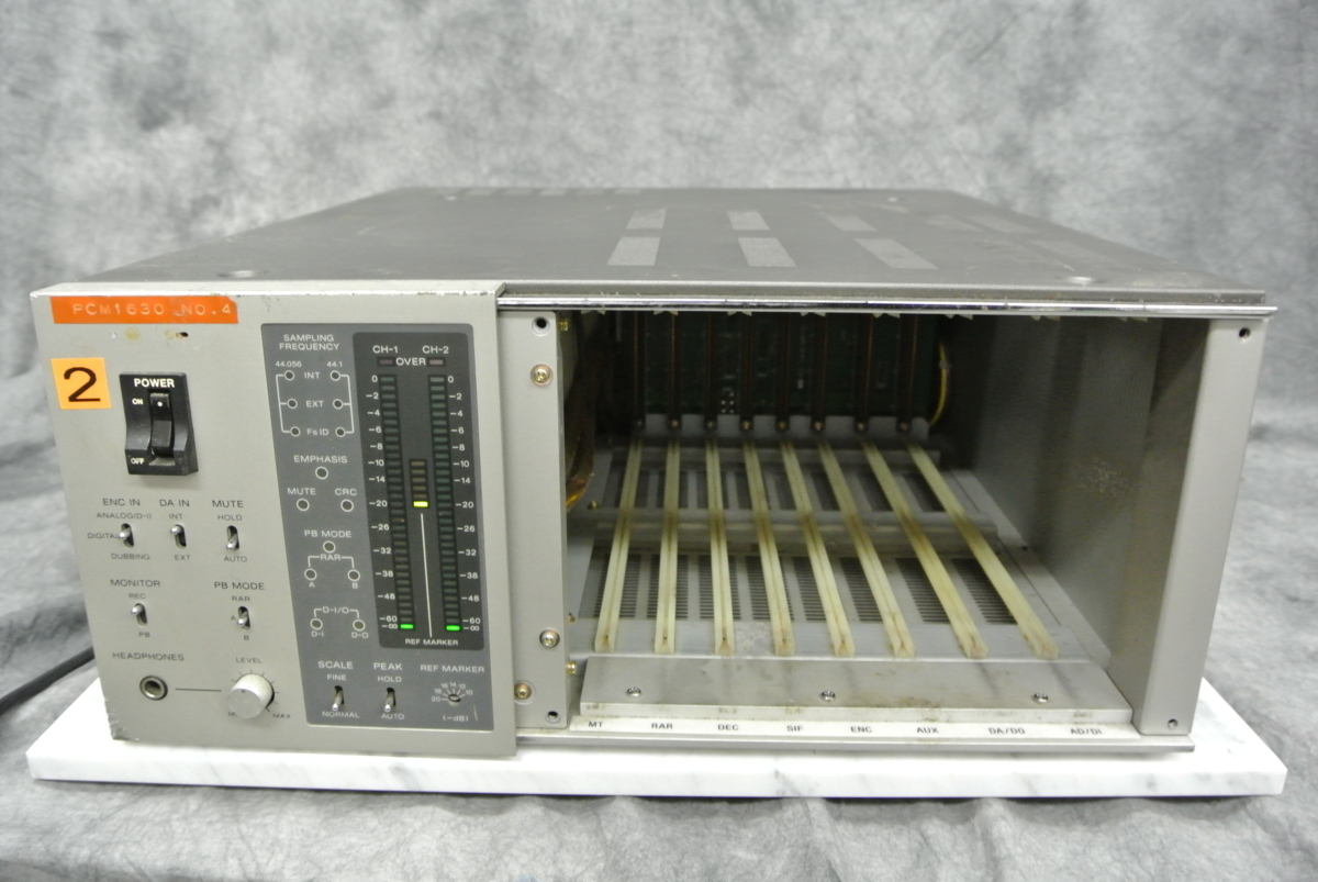SONY ソニー PCM-1630 AUDIO PROCESSOR デジタルオーディオプロセッサー ジャンク INS_200916_00026 ...